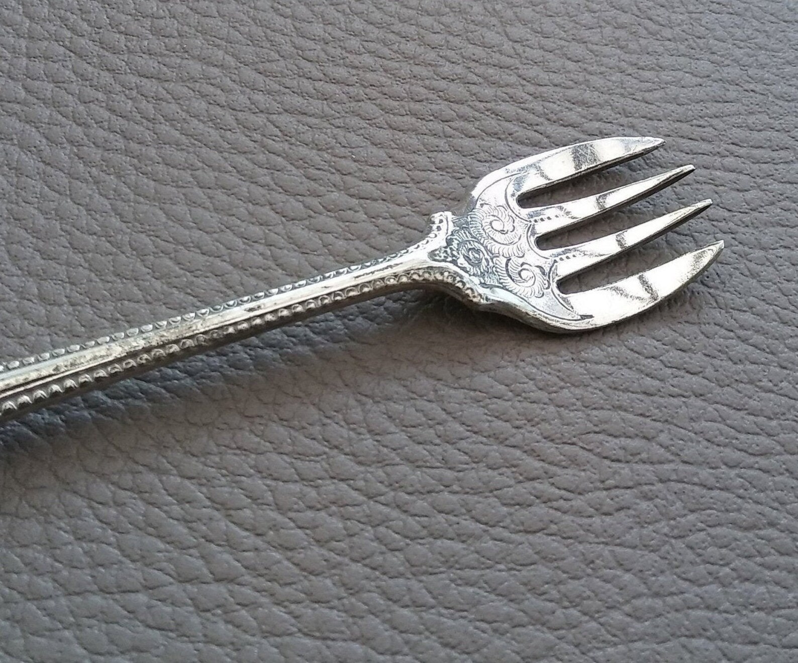Vintage Pickle Fork, With Sheffield Hallmarked Ferrule 1937, and Mother ...