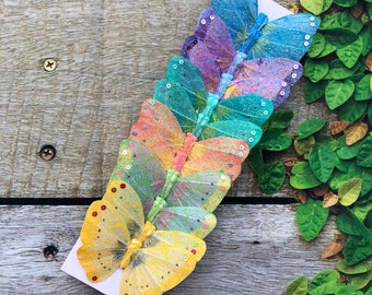 Fake butterflies | Etsy