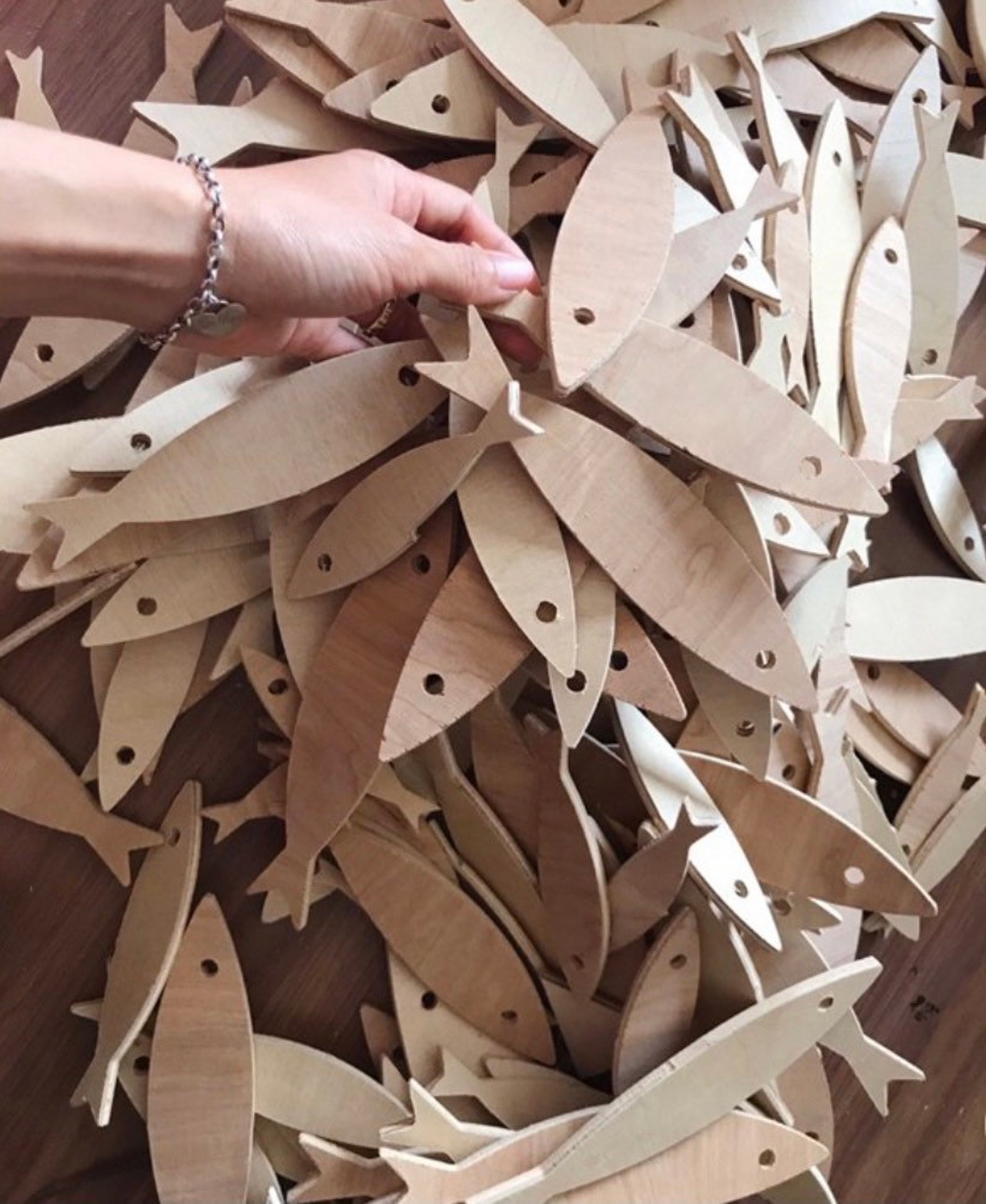 Set of 10 Unfinished Wooden Fish Natural Wood Fish Toys Art - Etsy