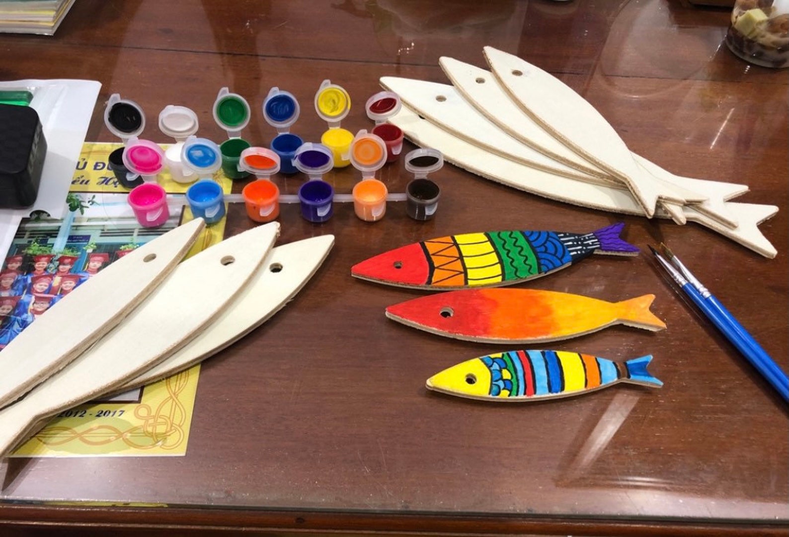 Set of 10 Unfinished Wooden Fish Natural Wood Fish Toys Art - Etsy
