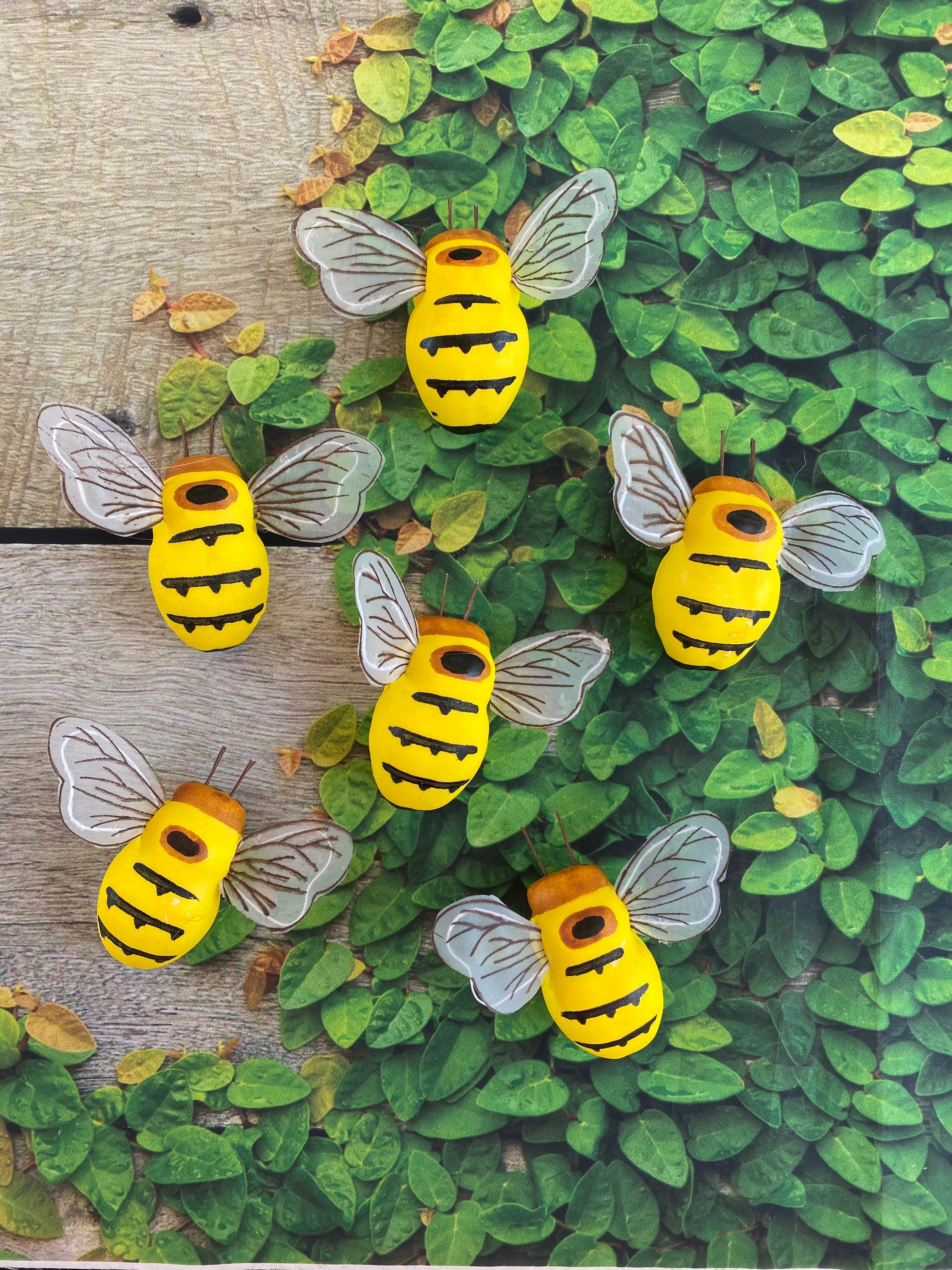 12 Jumbo 4 Realistic Artificial Bumble Bees | Etsy