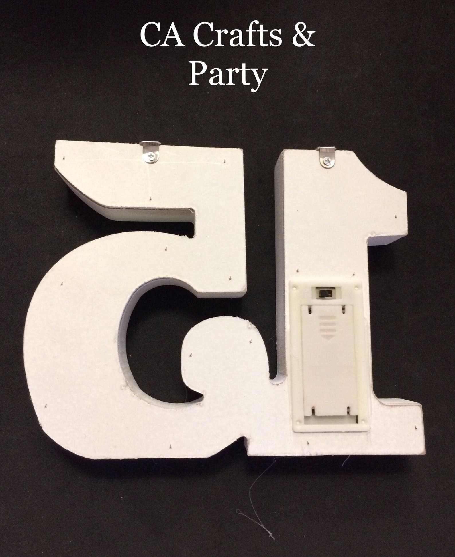 Wooden Marquee number 15 sign 6inch Freestanding white light | Etsy