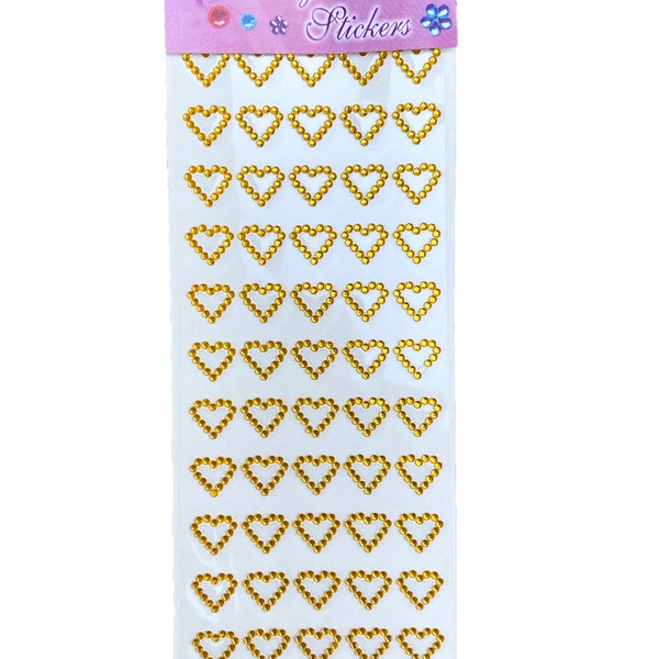 Rhinestone Stickers - Etsy