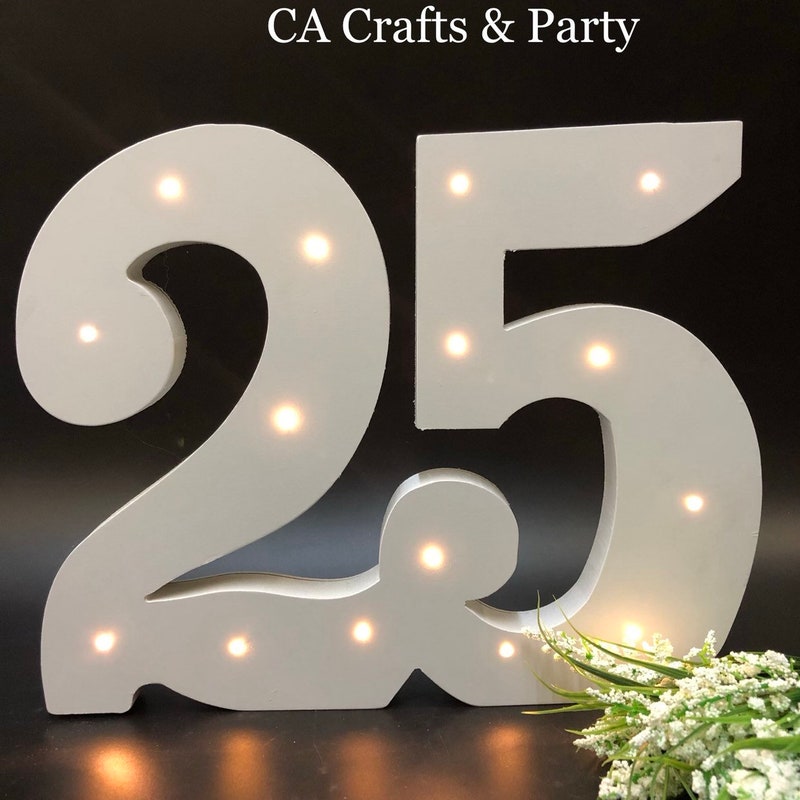 Number Marquee Lights - Etsy