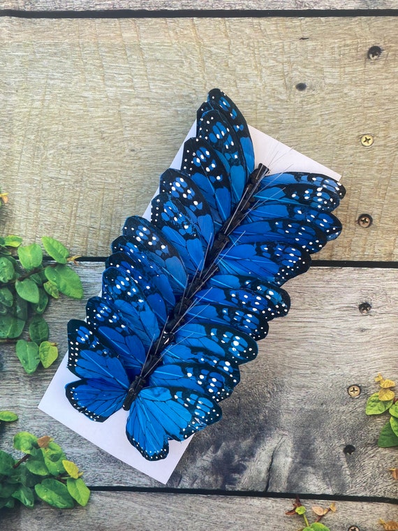 Blue Monarch Butterfly Wings