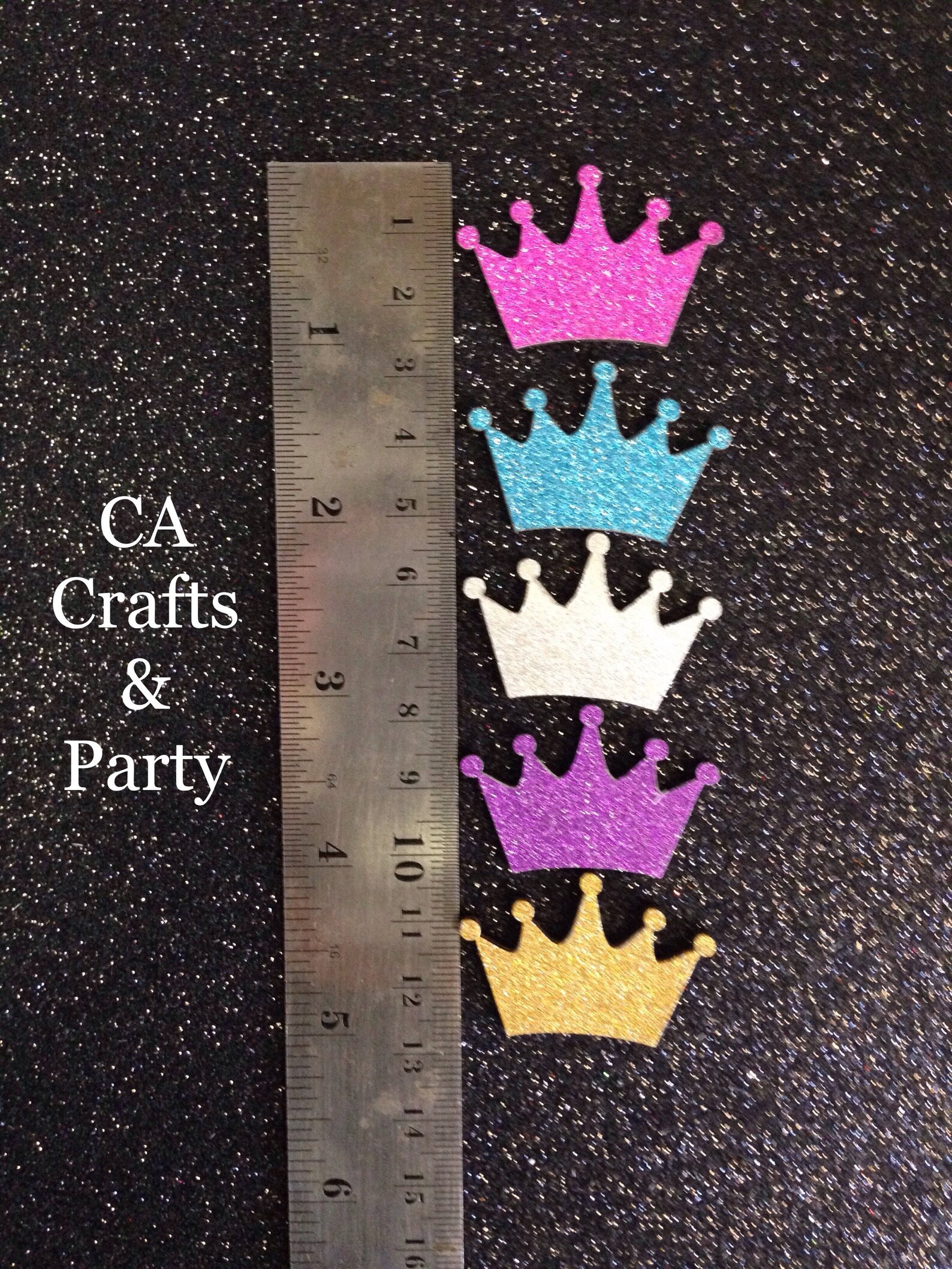 Mini Glittered Wooden Crown Tiara Prince or Princess Crown - Etsy