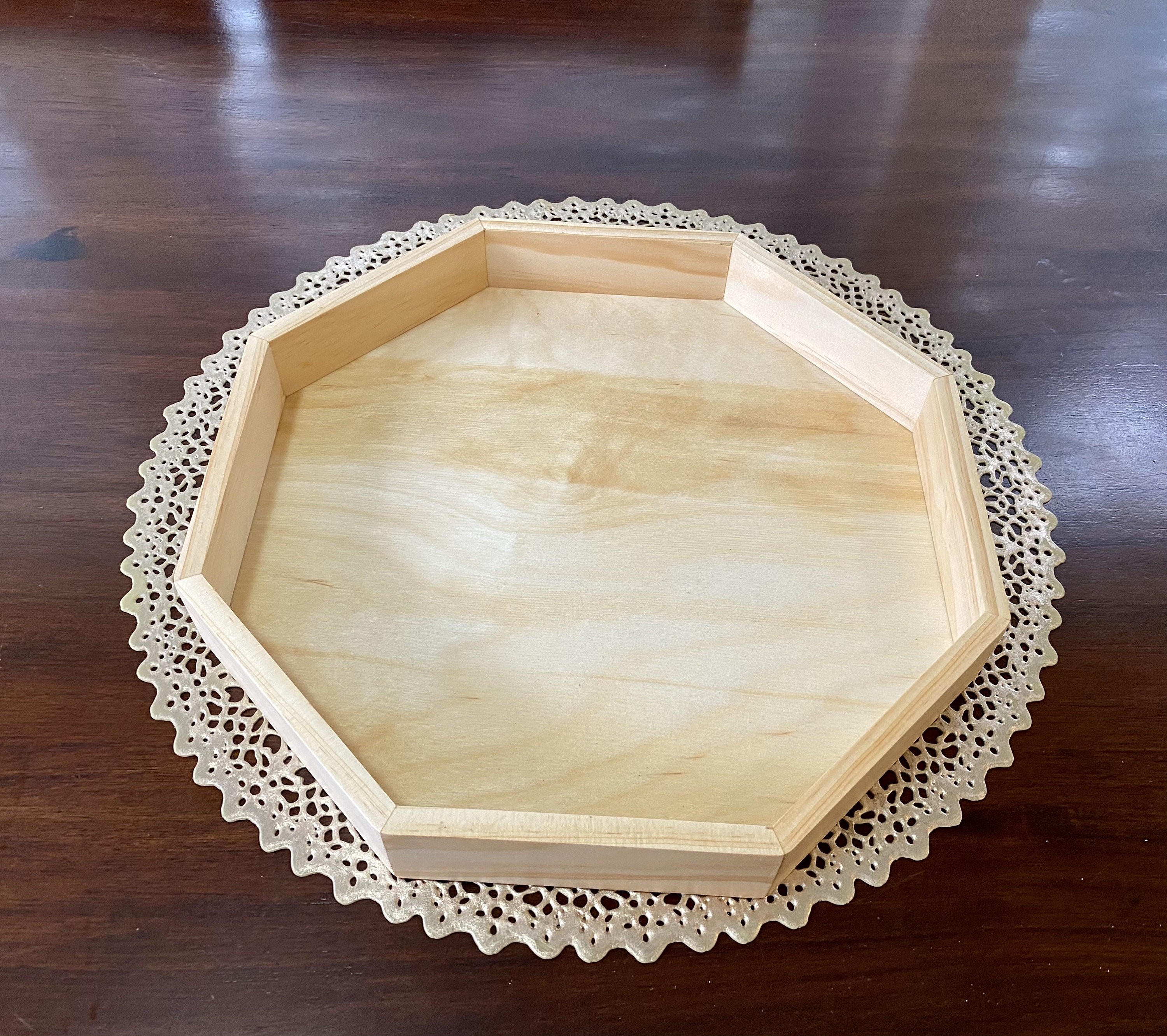 Octagonal Wood Box Wood Octagonal Charcuterie Box Wood | Etsy