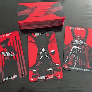 Red Hand Tarot Deck - 1st Edition With Rigid Box and Guide Booklet - Etsy
