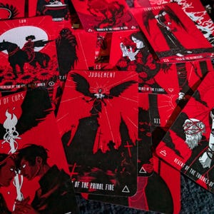 Red Hand Tarot Deck - 1st Edition With Rigid Box and Guide Booklet - Etsy