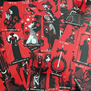 Red Hand Tarot Deck - 1st Edition With Rigid Box and Guide Booklet - Etsy