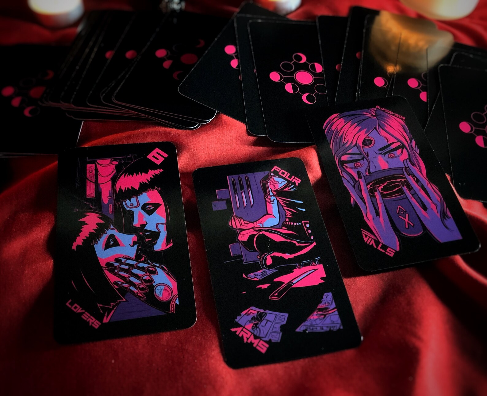 Neon Moon Tarot Deck Third Edition with Labelled Tin and | Etsy