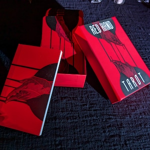 Red Hand Tarot Deck - 1st Edition With Rigid Box and Guide Booklet - Etsy
