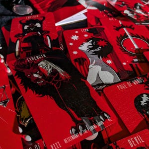 Red Hand Tarot Deck - 1st Edition With Rigid Box and Guide Booklet - Etsy