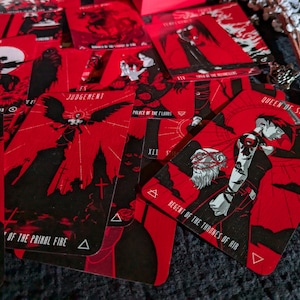 Red Hand Tarot Deck - 1st Edition With Rigid Box and Guide Booklet - Etsy