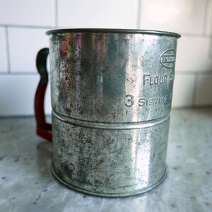 Androck Sifter, Vintage Flour Sifter, Rustic Four Sifter, Vintage Baker ...