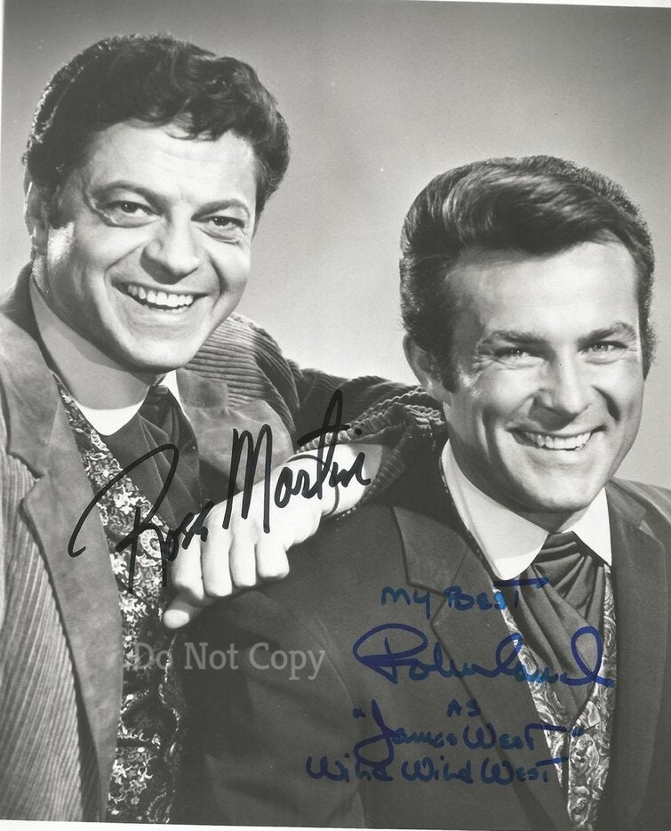 Robert Conrad & Ross Martin Signed Photo 8X10 Rp Autographed | Etsy