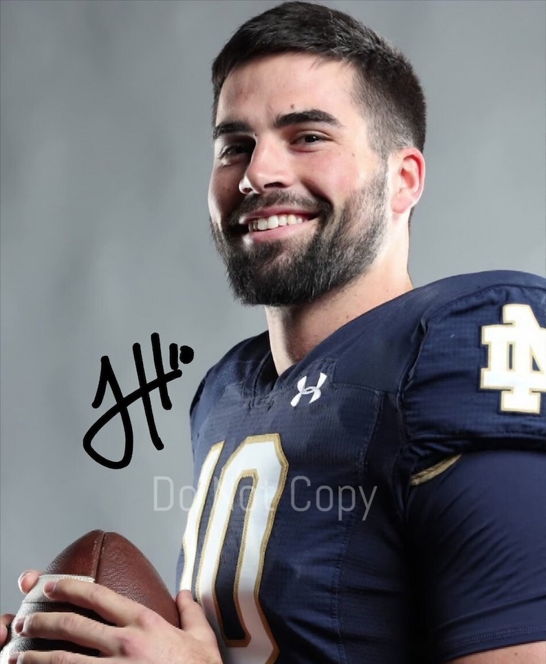 Sam Hartman Signed Photo 8X10 Rp Autographed Picture New Notre Dame QB ...