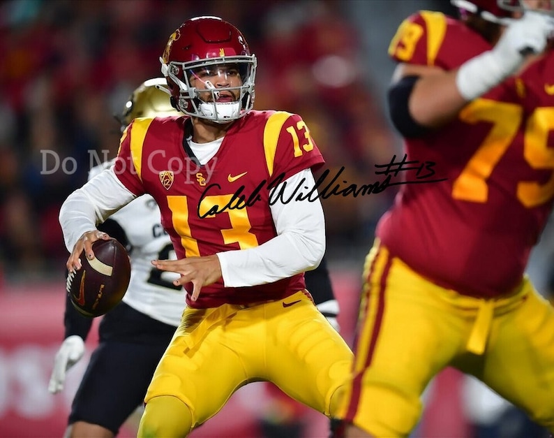 Caleb Williams Signed Photo 8X10 Rp Autographed Picture USC - Etsy