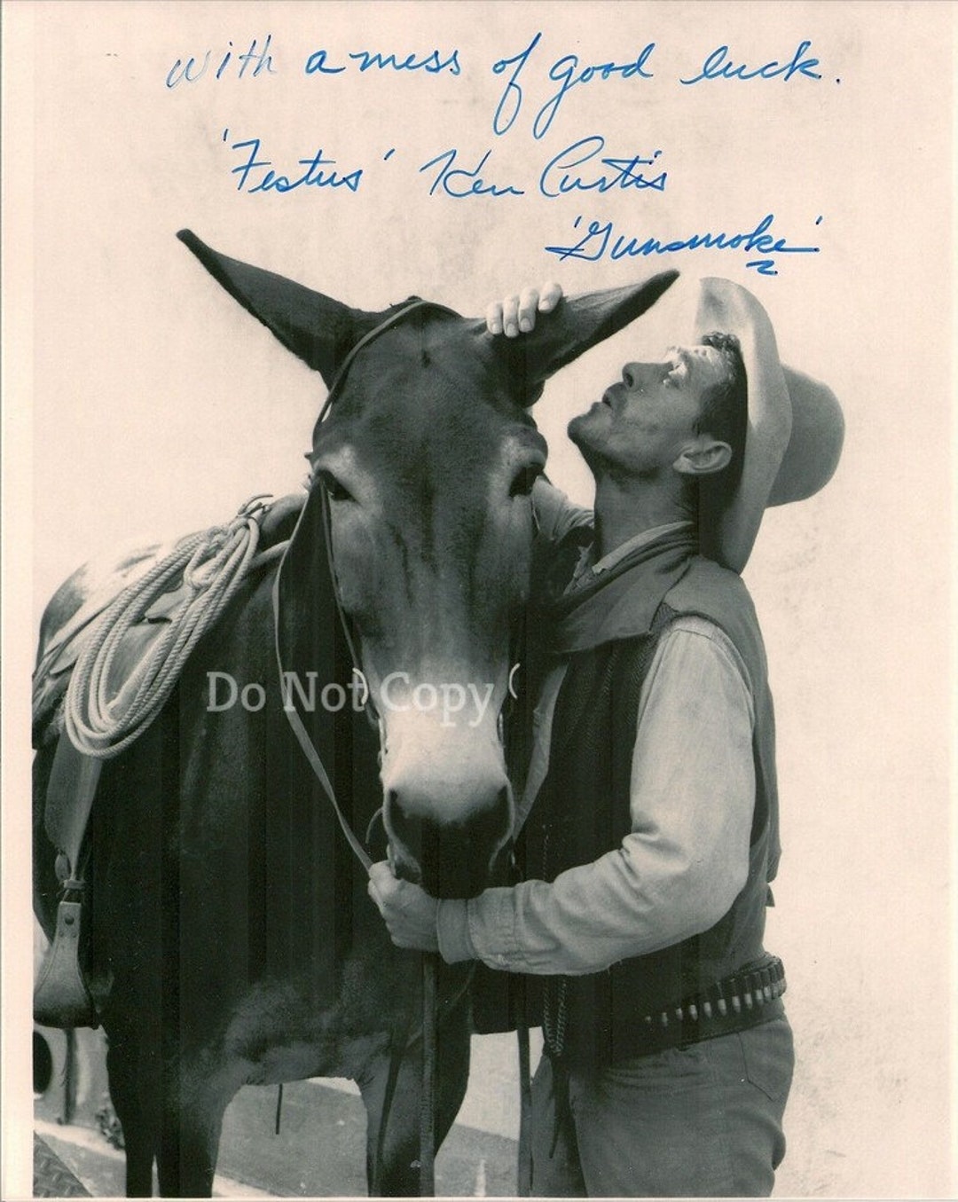 Ken Curtis Signed Photo 8X10 Rp Autographed Picture Gunsmoke Festus - Etsy