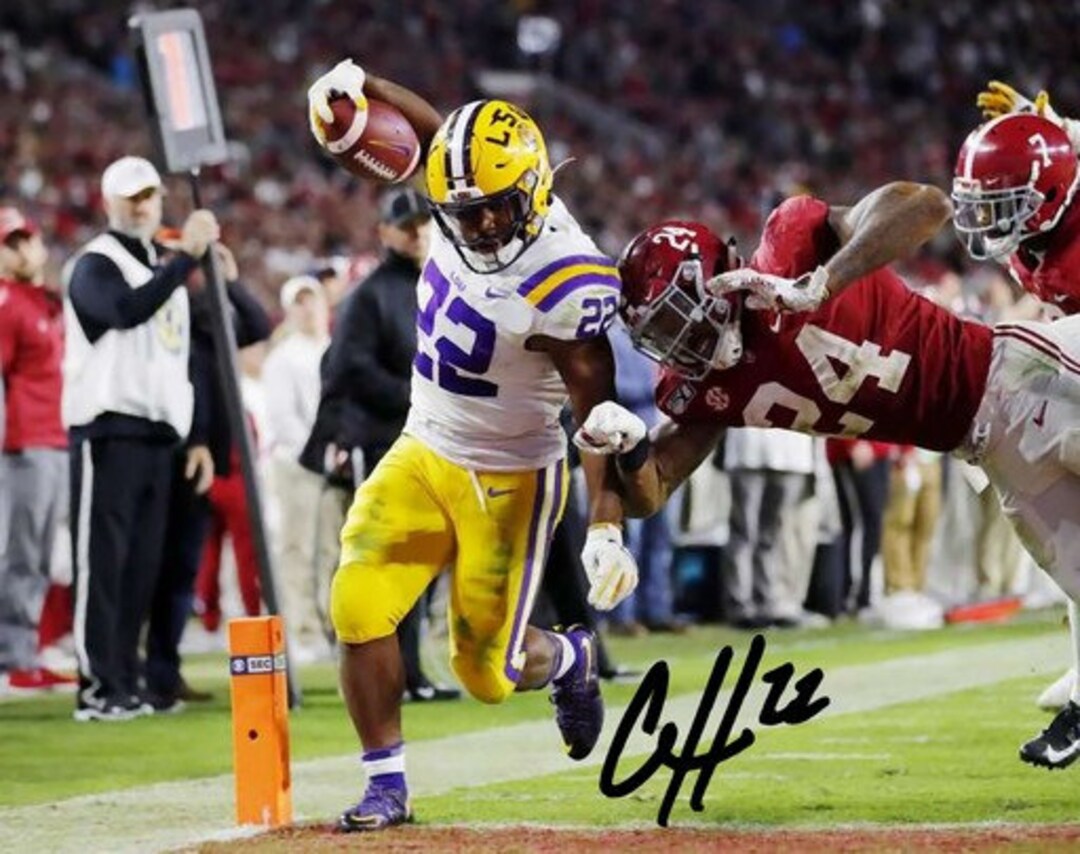 Clyde Edwards-helaire Signed Photo 8x10 Rp Autographed LSU Tigers ! - Etsy