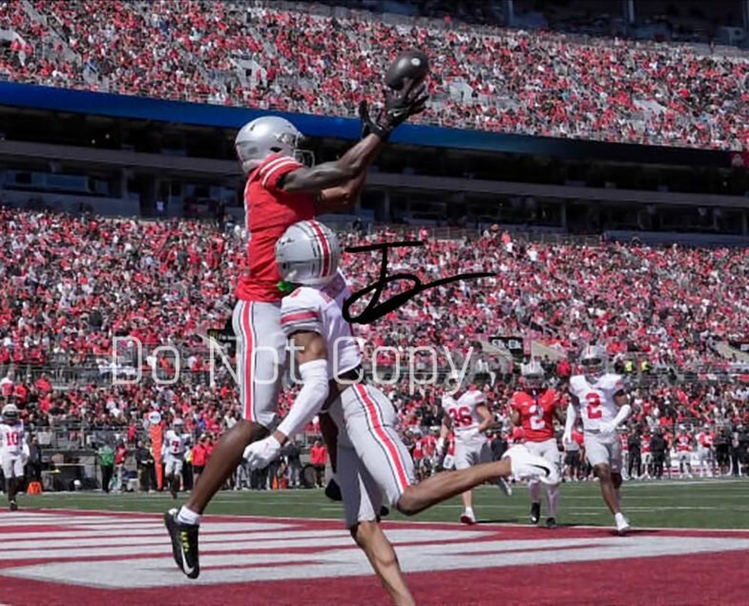 Jeremiah Smith Signed Photo 8X10 Rp Auto Autographed Picture Ohio State ...