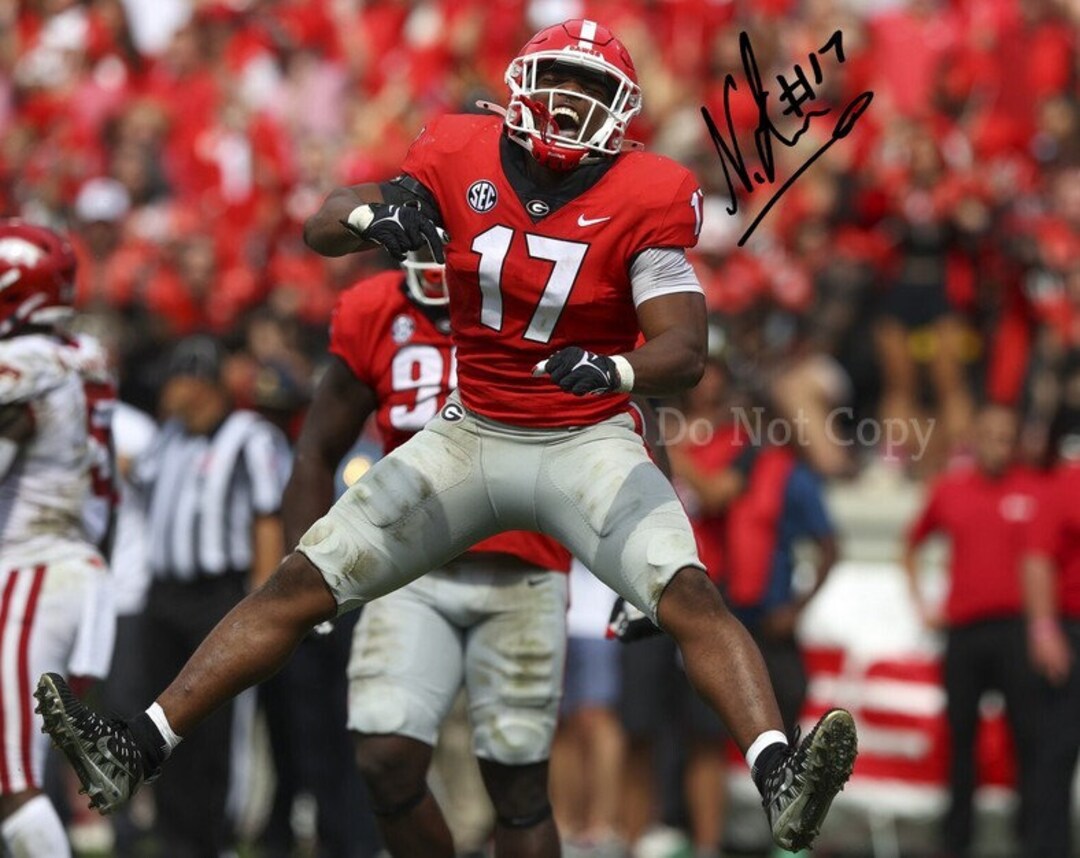 Nakobe Dean Signed Photo 8X10 Rp Autographed Picture Georgia Bulldogs ...