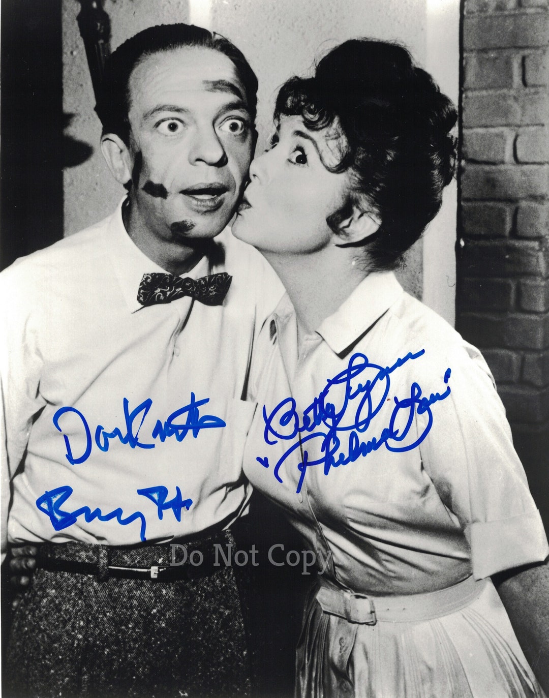 Betty Lynn & Don Knotts Signed Photo 8X10 Rp Autographed Picture the ...