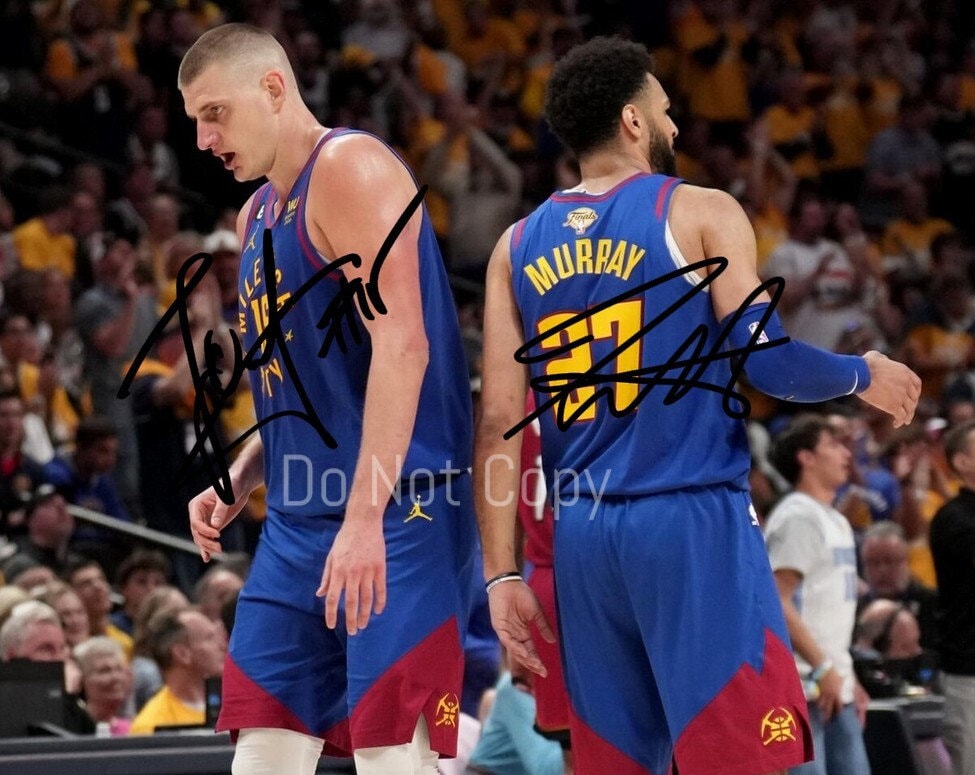 Jamal Murray & Nikola Jokic Signed Photo 8X10 Rp Autographed Poster ...