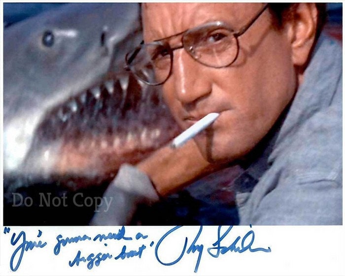 Roy Scheider Signed Photo 8X10 rp Autographed Picture Jaws | Etsy
