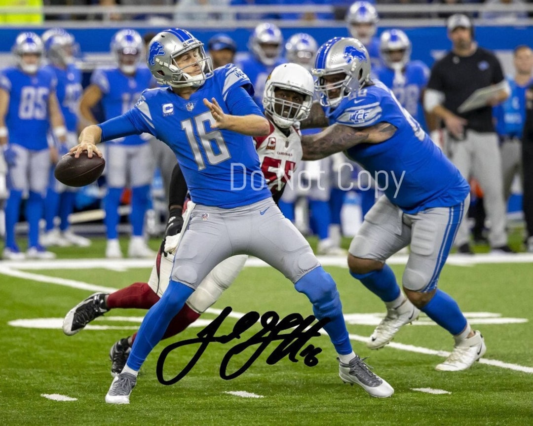 Jared Goff Signed Photo 8X10 Rp Autographed Picture Detroit Lions QB - Etsy