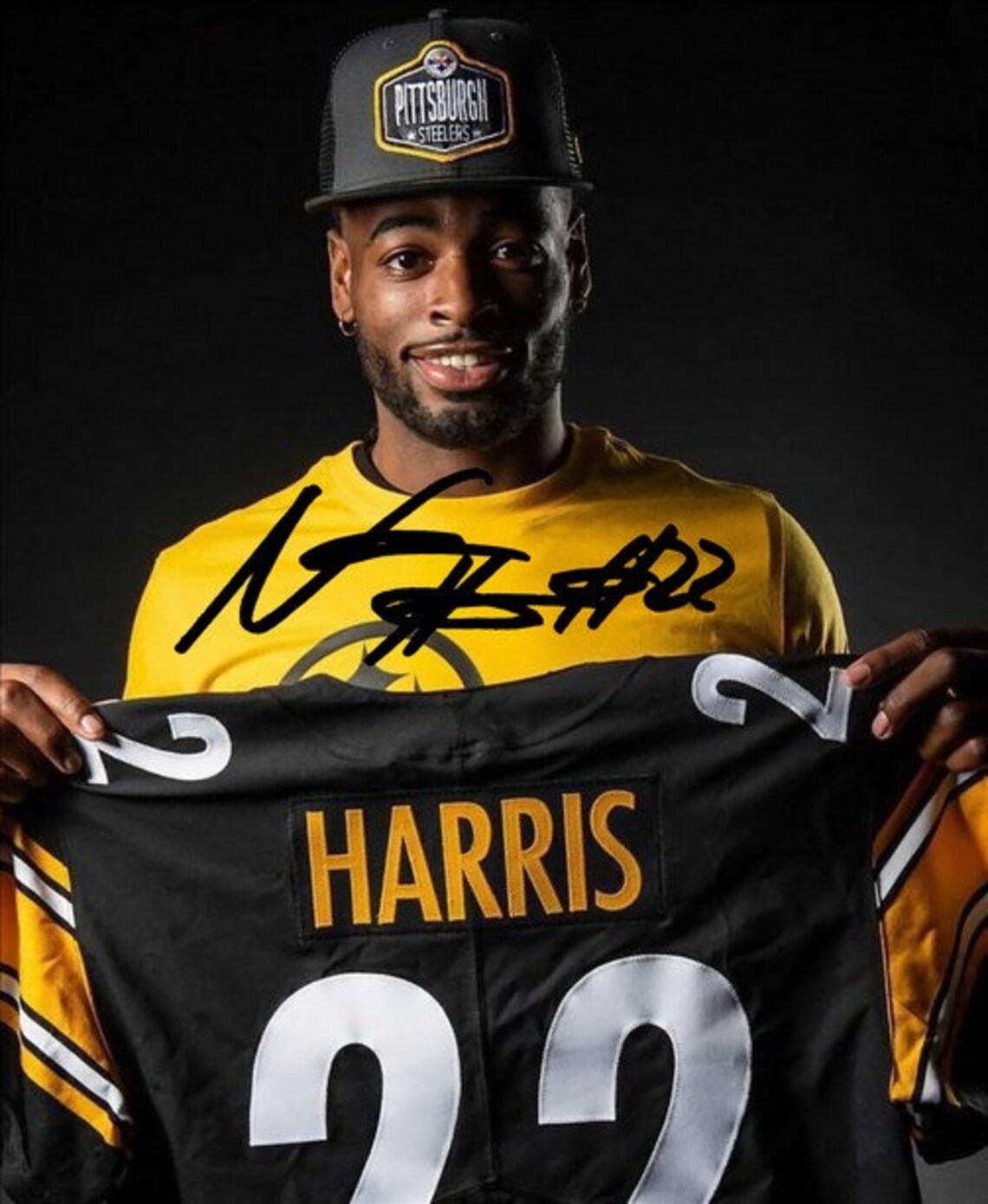 Najee Harris Signed Photo 8X10 Rp Autographed Pittsburgh Steelers - Etsy