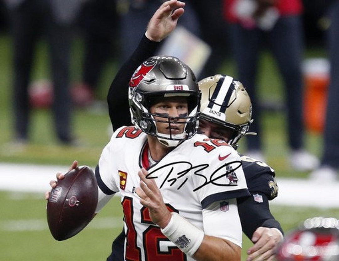 Tom Brady Signed Photo 8X10 Rp Autographed NFL Tampa Bay Buccaneers - Etsy