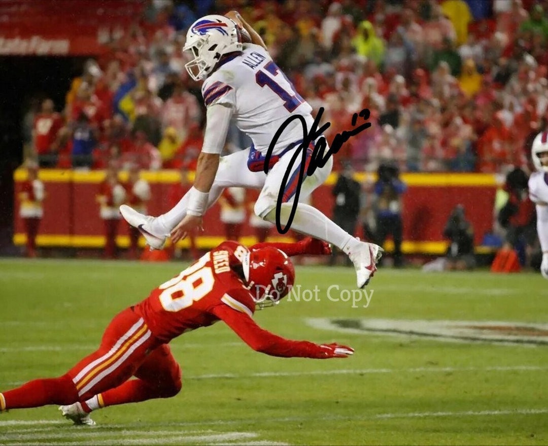 Josh Allen Signed Photo 8X10 Rp Autographed Picture Buffalo Bills - Etsy