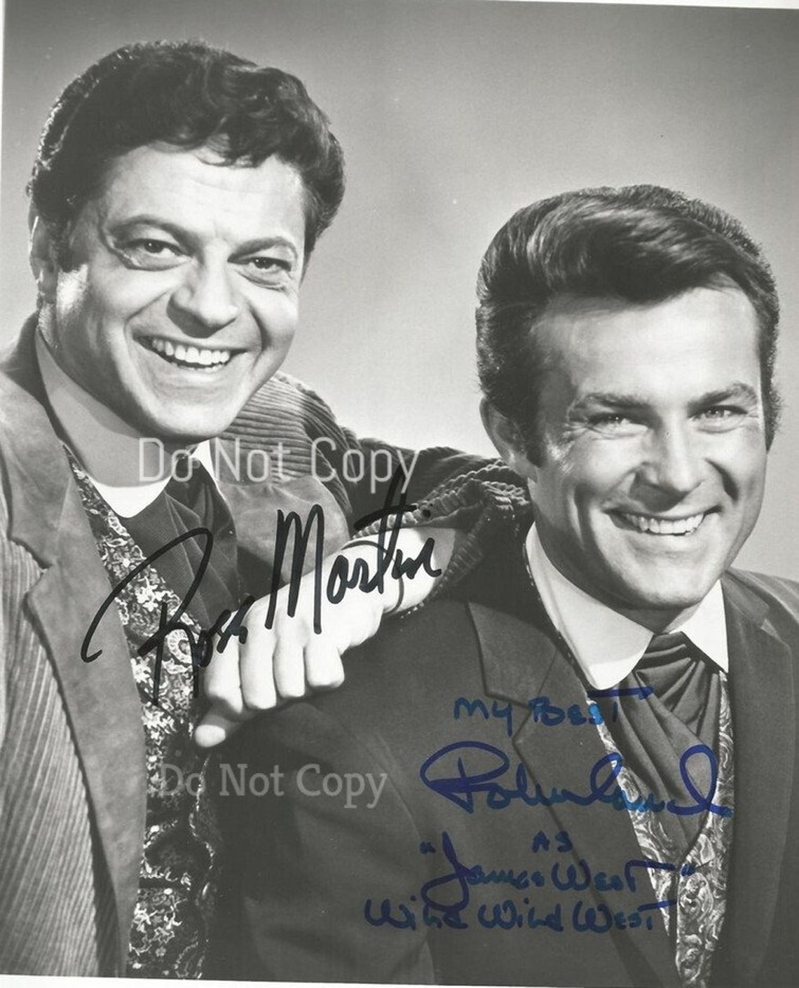 Robert Conrad & Ross Martin Signed Photo 8X10 Rp Autographed Picture ...