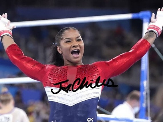 Jordan Chiles Signed Photo 8X10 rp Autographed USA Olympic | Etsy