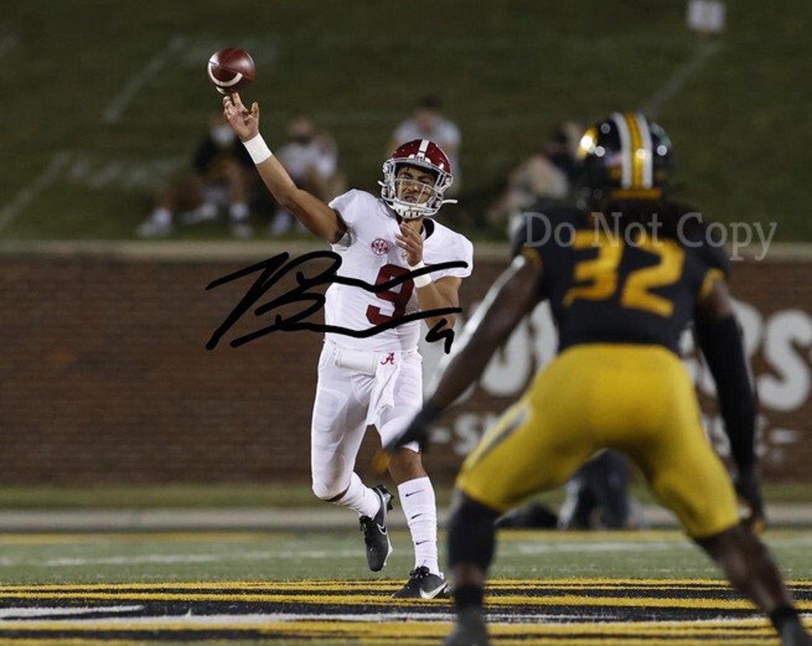 Bryce Young Signed Photo 8X10 Rp Autographed Alabama QB - Etsy
