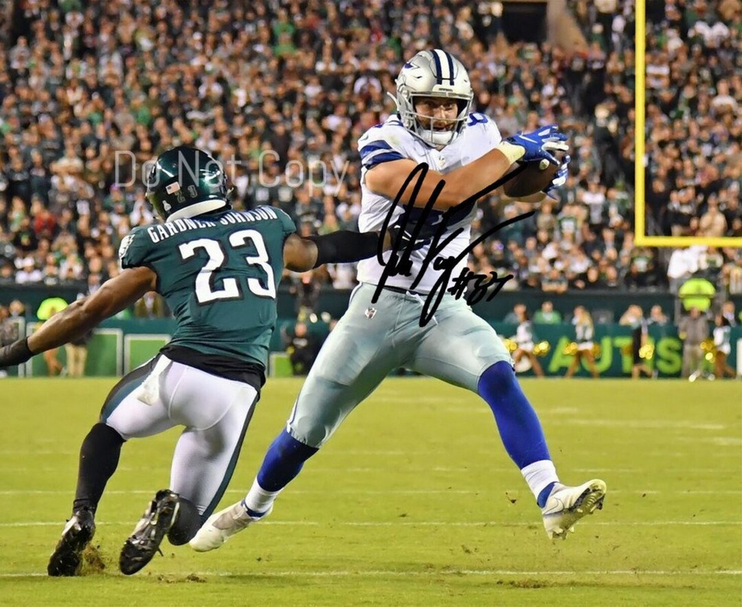 Jake Ferguson Signed Photo 8X10 Rp Autographed Picture Dallas Cowboys ...