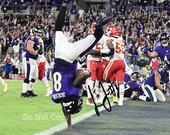 Lamar Jackson Signed Photo 8X10 Rp Autographed Picture - Etsy