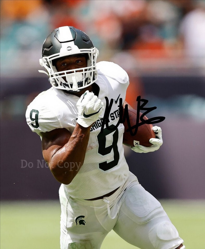 Kenneth Walker III Signed Photo 8X10 Rp Autographed Picture Michigan ...