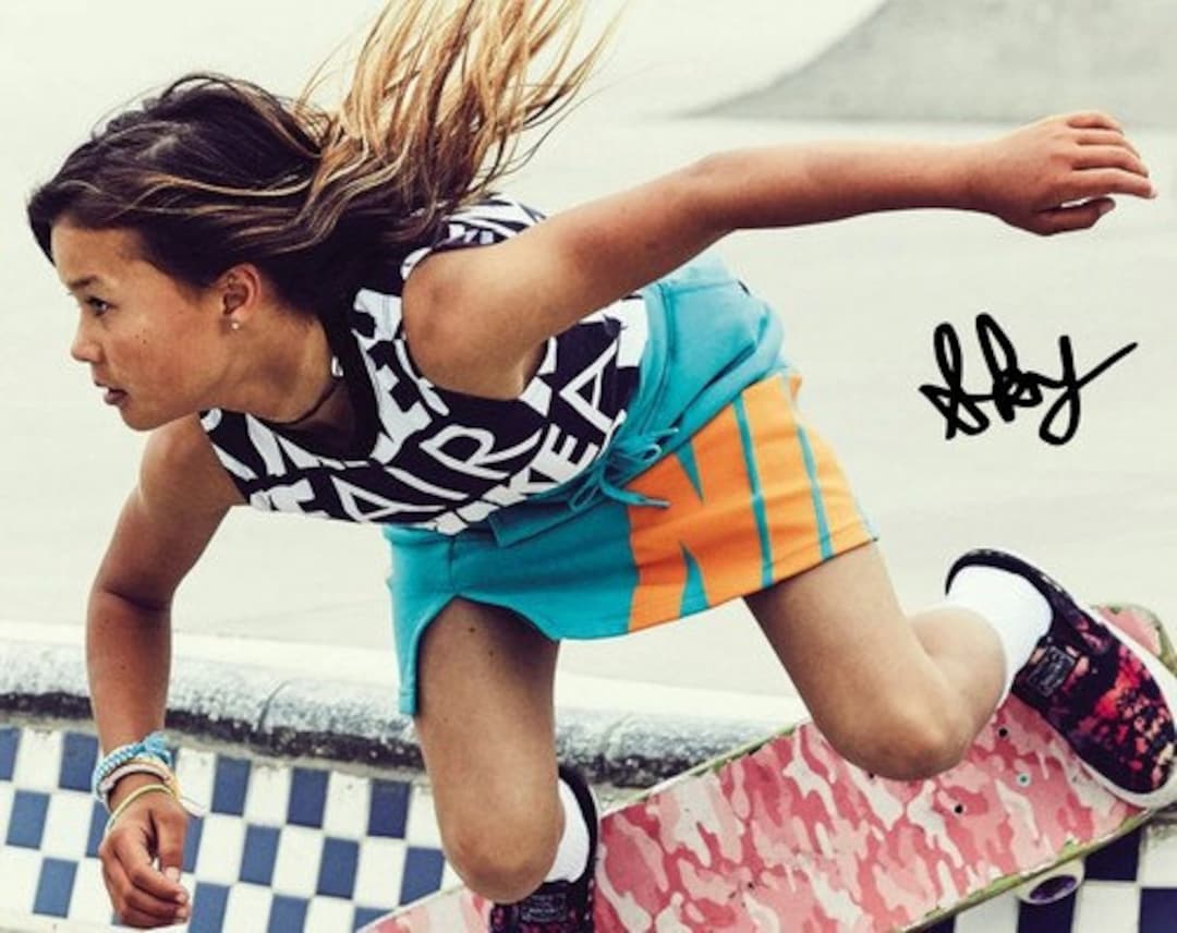 Sky Brown Signed Photo 8X10 Rp Autographed 2020 Olympics Skateboarder ...