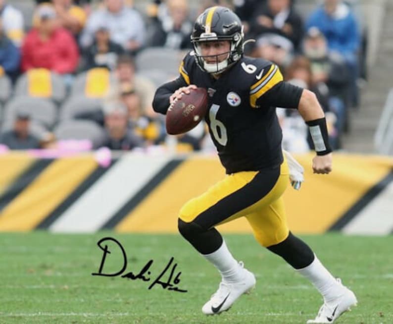 Devlin " Duck " Hodges Signed Photo 8x10 Rp Autographed Pittsburgh ...
