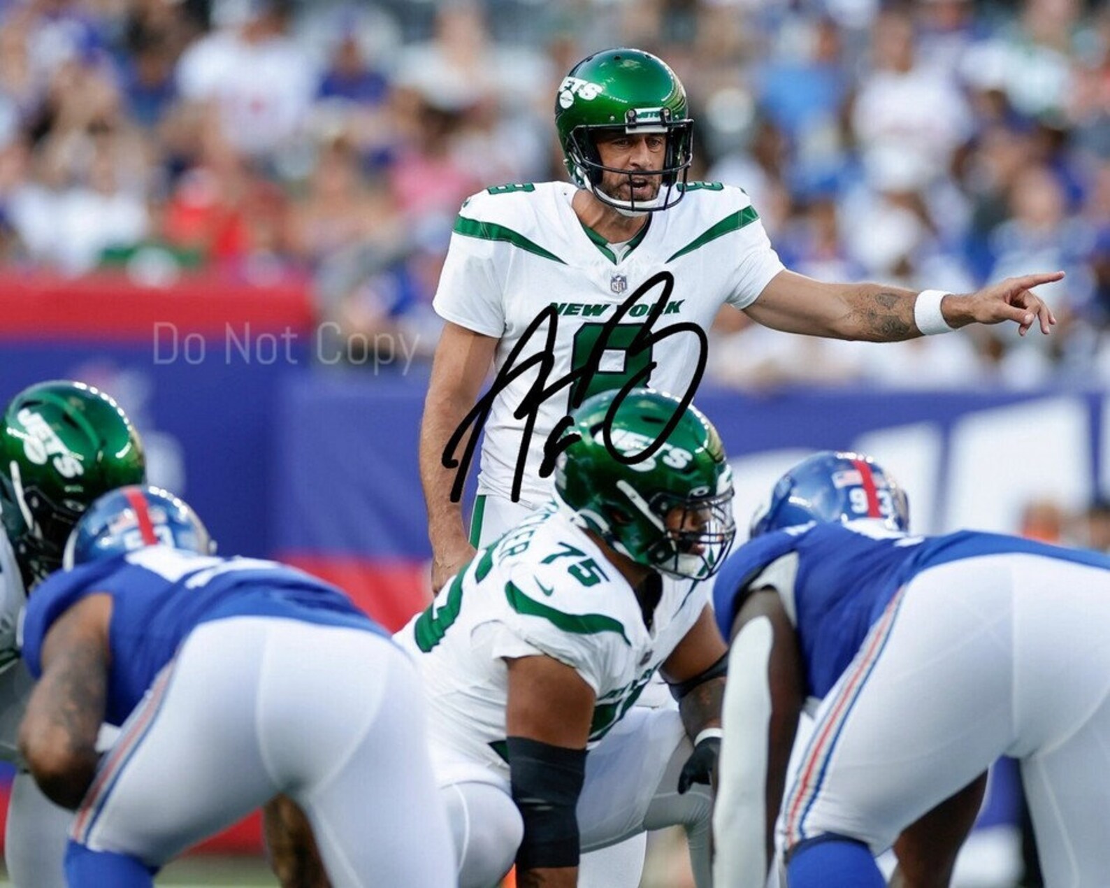 Aaron Rodgers Signed Photo 8X10 Rp Autographed Picture New York Jets - Etsy