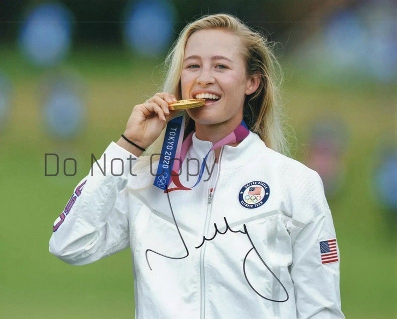 Nelly Korda Signed Photo 8X10 Rp Autographed Picture LPGA Golf Olympic ...