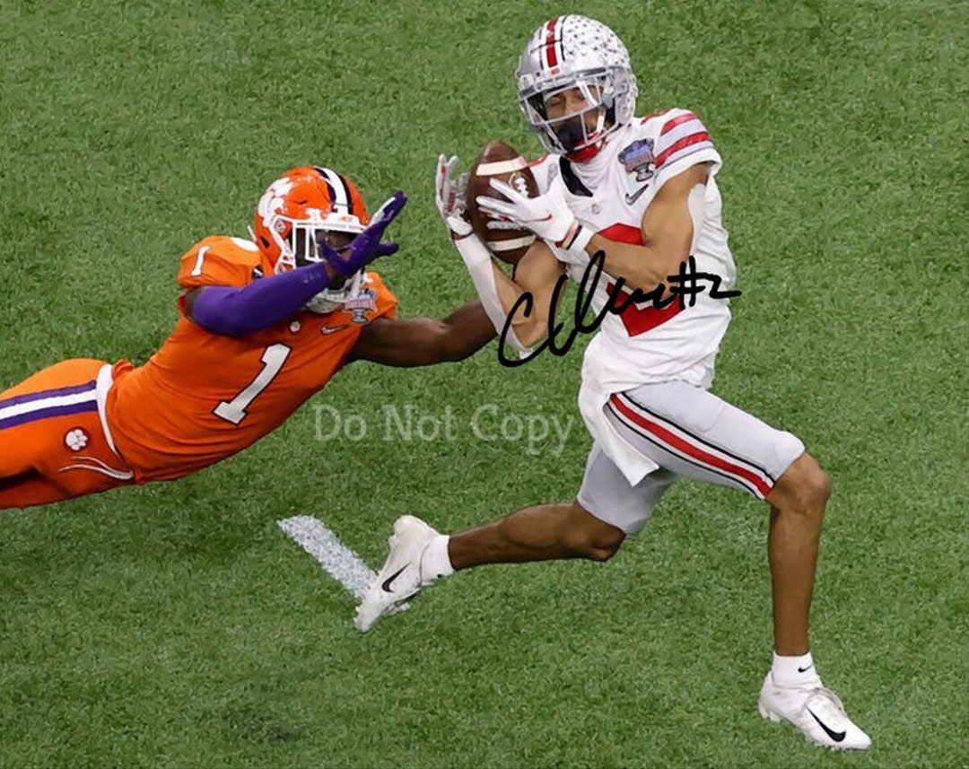 Chris Olave Signed Photo 8X10 Rp Autographed Picture * Ohio State ...