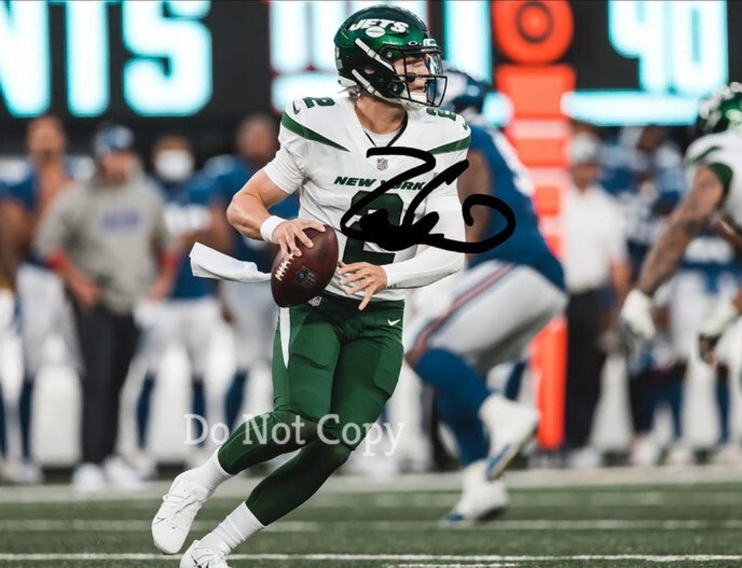 Zach Wilson Signed Photo 8X10 Rp Autographed Picture New York Jets - Etsy