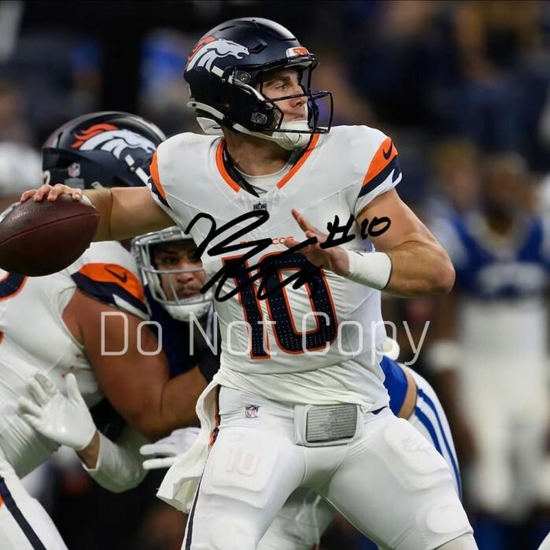 Bo Nix Autographed - Etsy