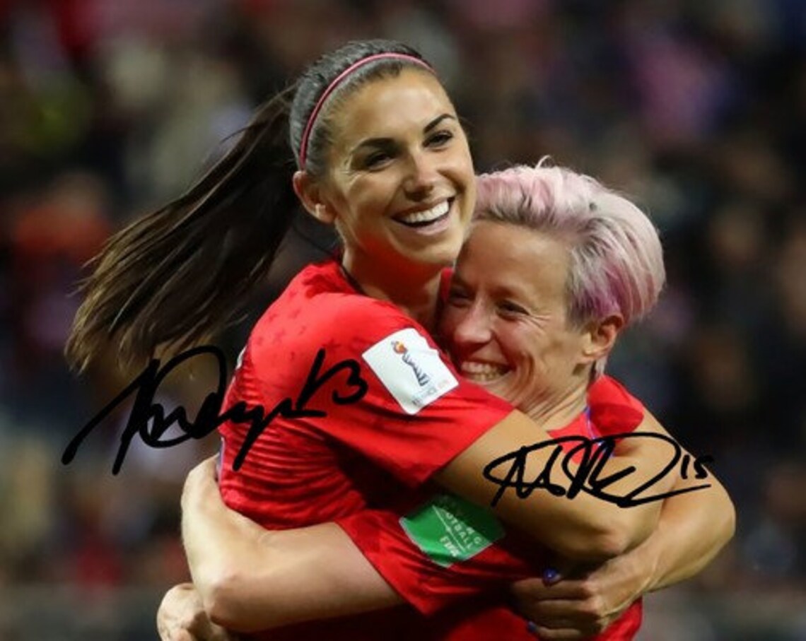 Alex Morgan & Megan Rapinoe Signed Photo 8X10 Rp Autographed - Etsy ...