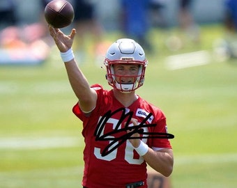 Mac Jones Signed Photo 8X10 Rp Autographed Picture New England | Etsy