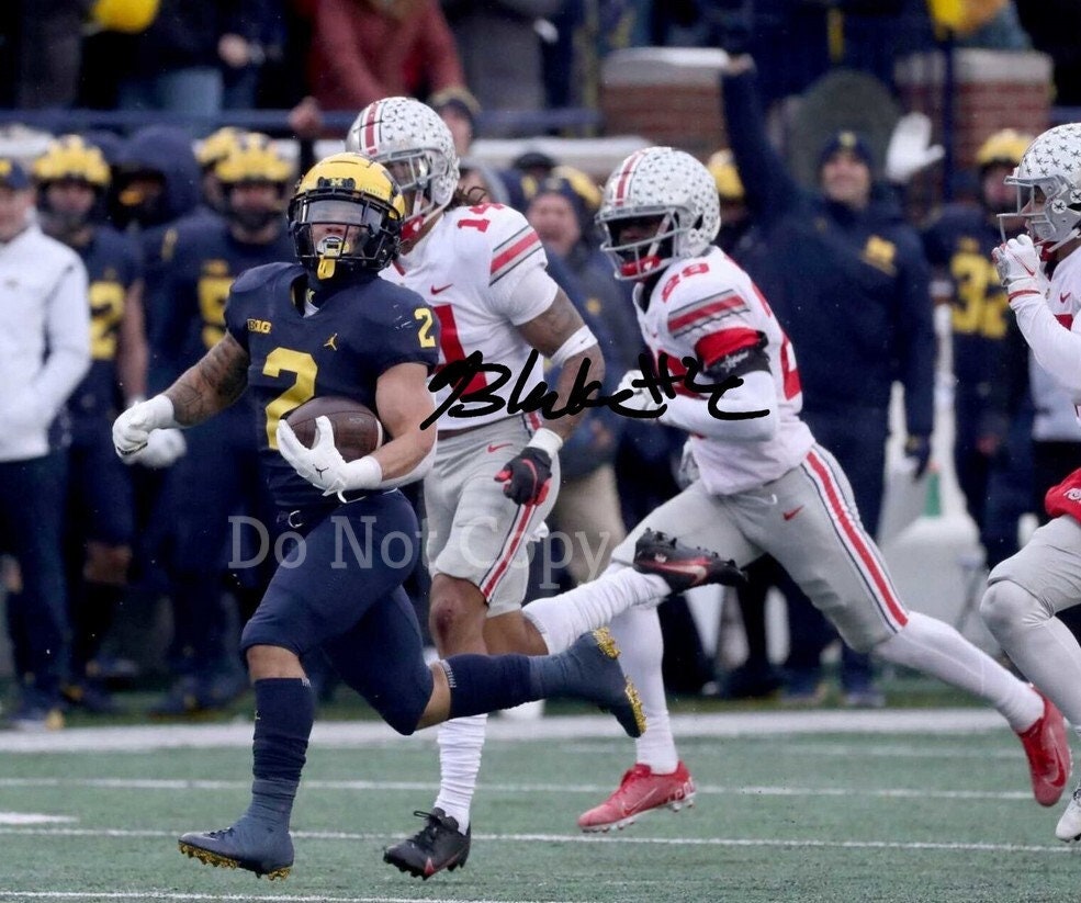 Blake Corum Signed Photo 8X10 Rp Autographed Picture Michigan ...