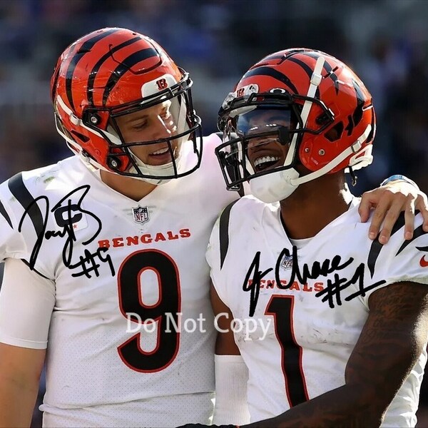 Jamar Chase Signed Jersey - Etsy